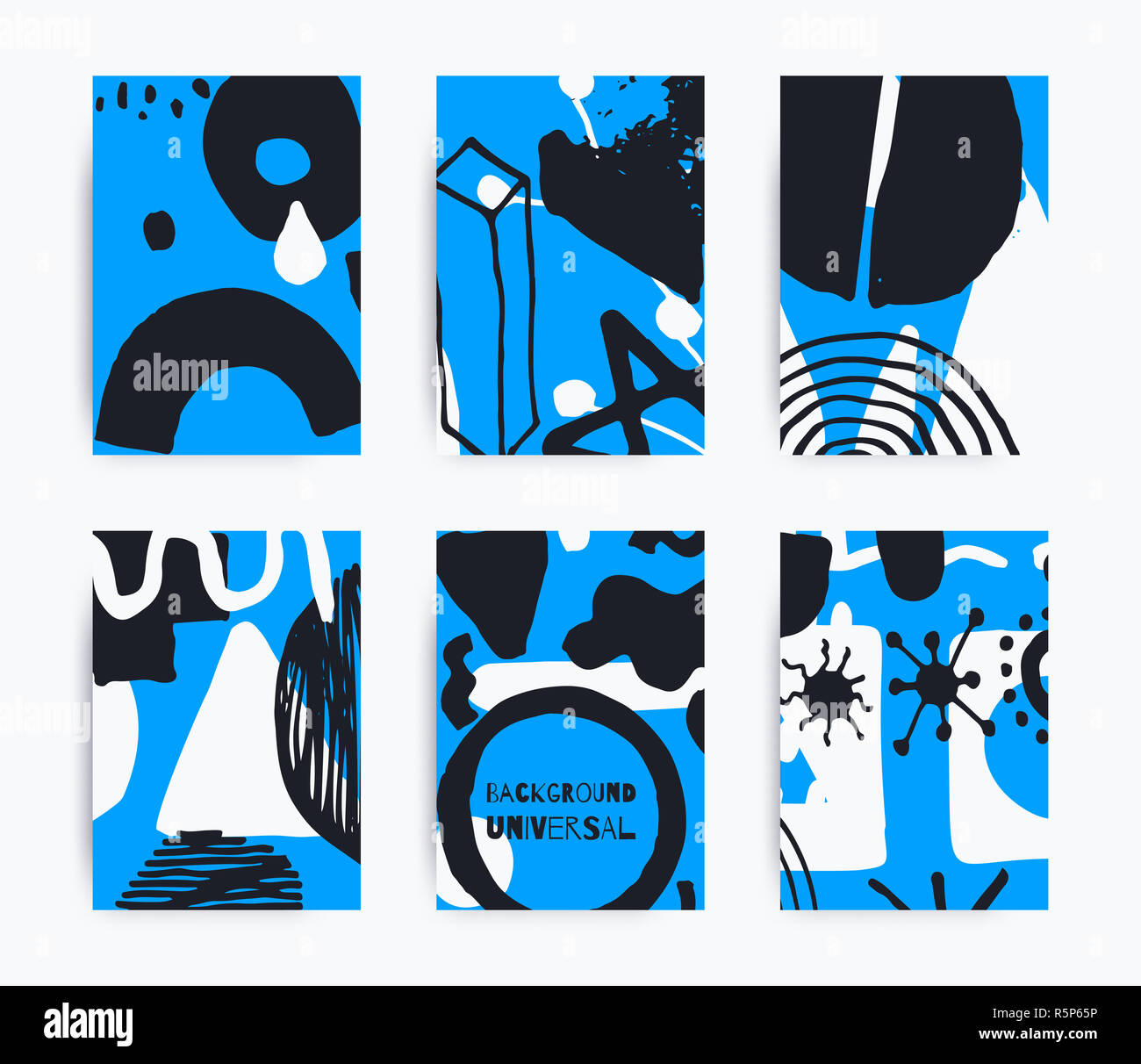 Set of decorative handmade backgrounds Stock Photo - Alamy