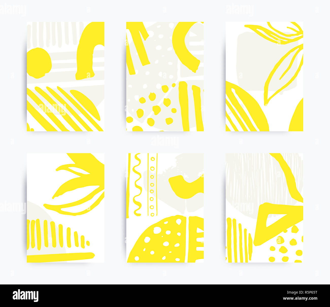 Set of decorative handmade backgrounds Stock Photo - Alamy