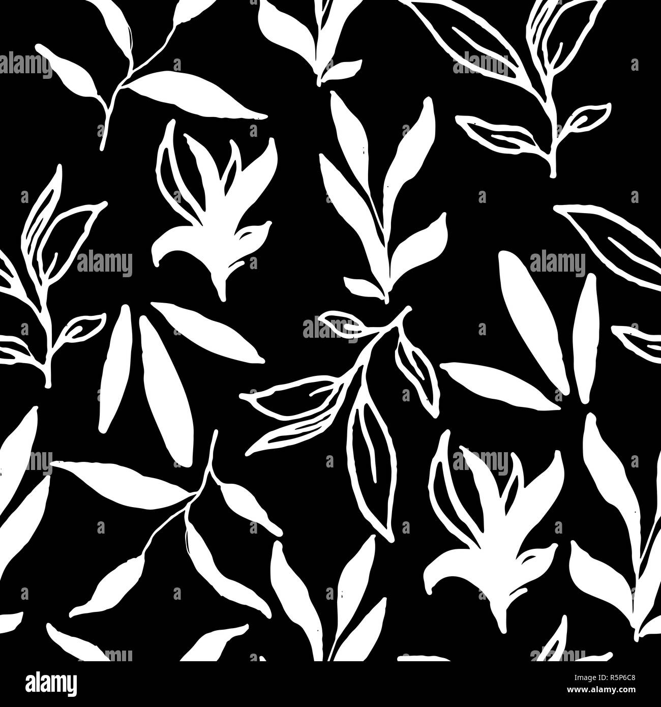 Simple stylish seamless hand-made pattern Stock Photo - Alamy