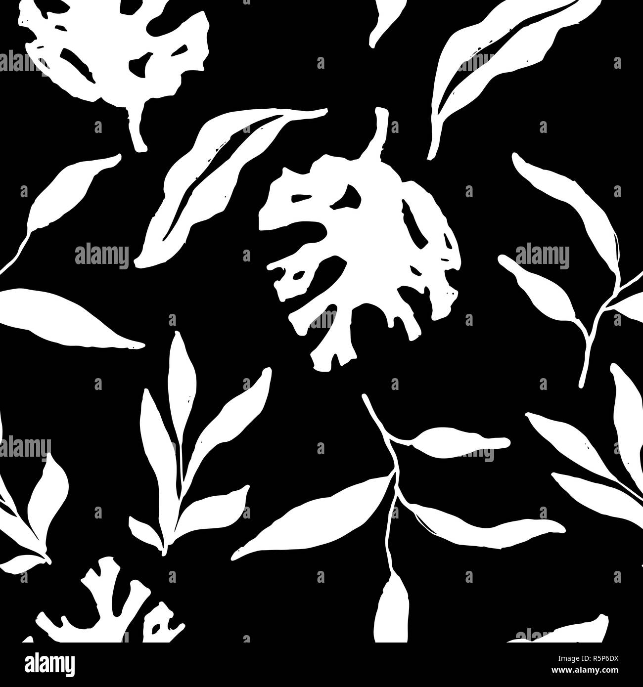 Simple stylish seamless hand-made pattern Stock Photo - Alamy