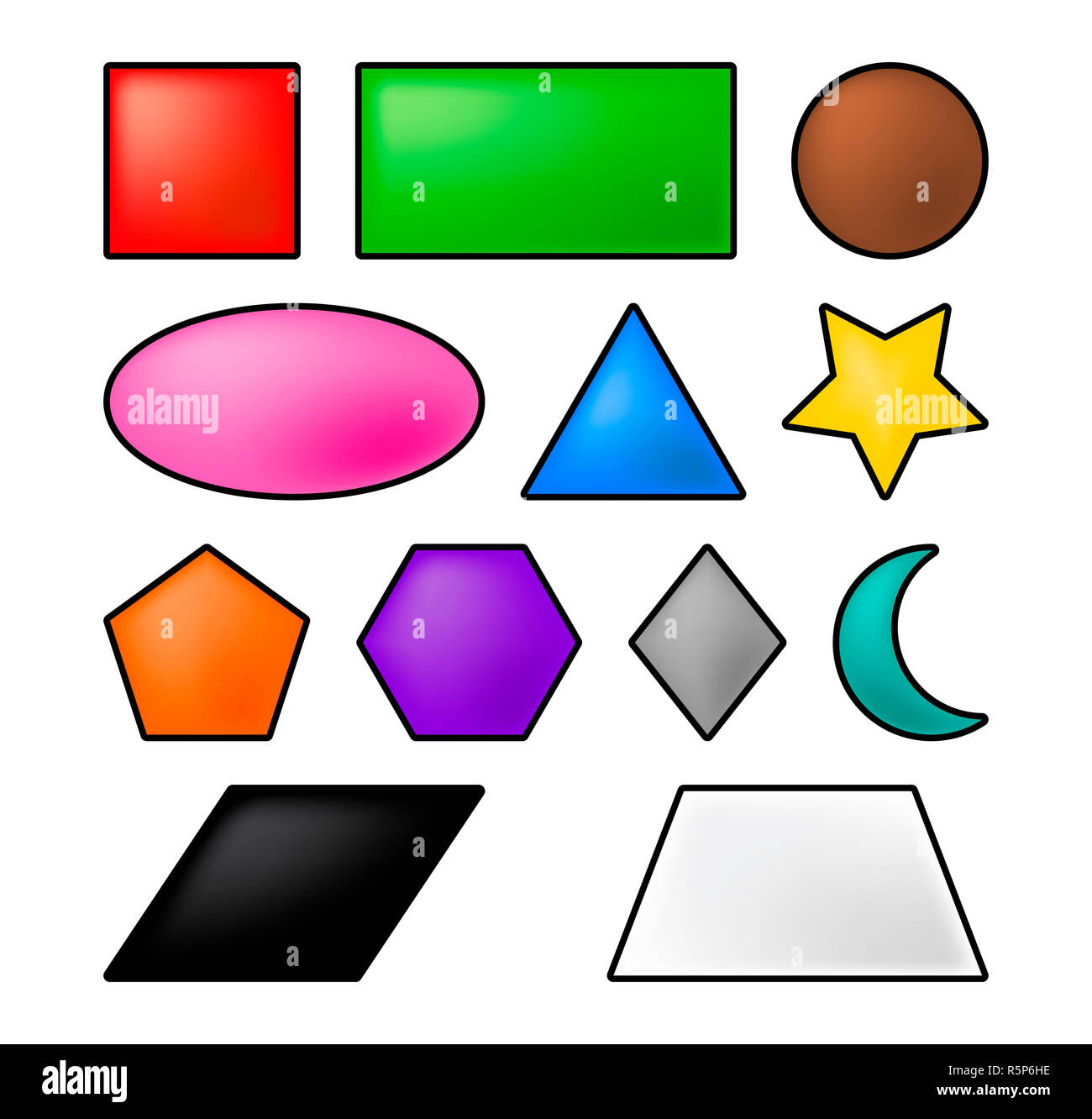 Geometry Shapes Clipart