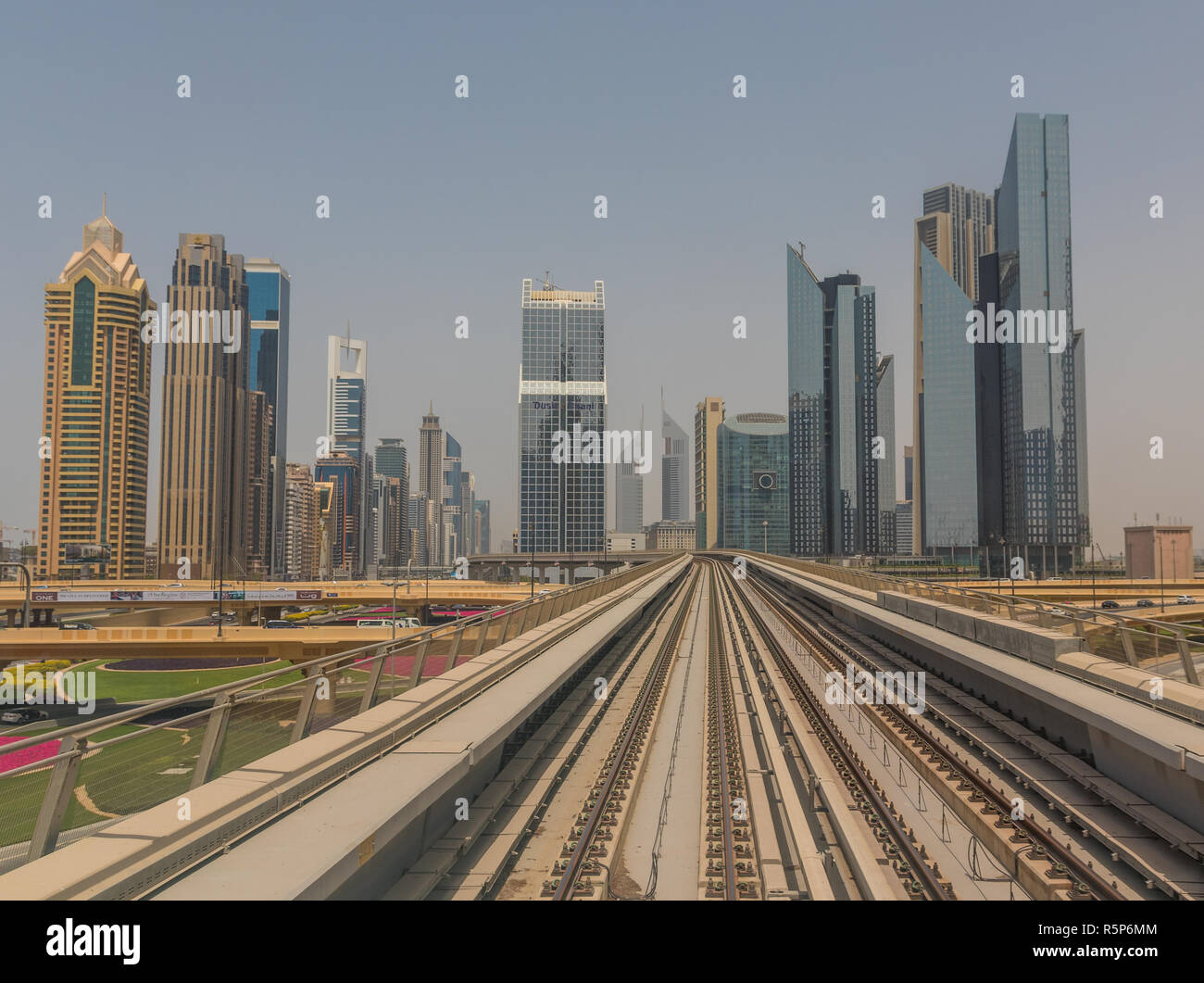 Dubai, United Arab Emirates - the Dubai Metro is the fastest way to get ...