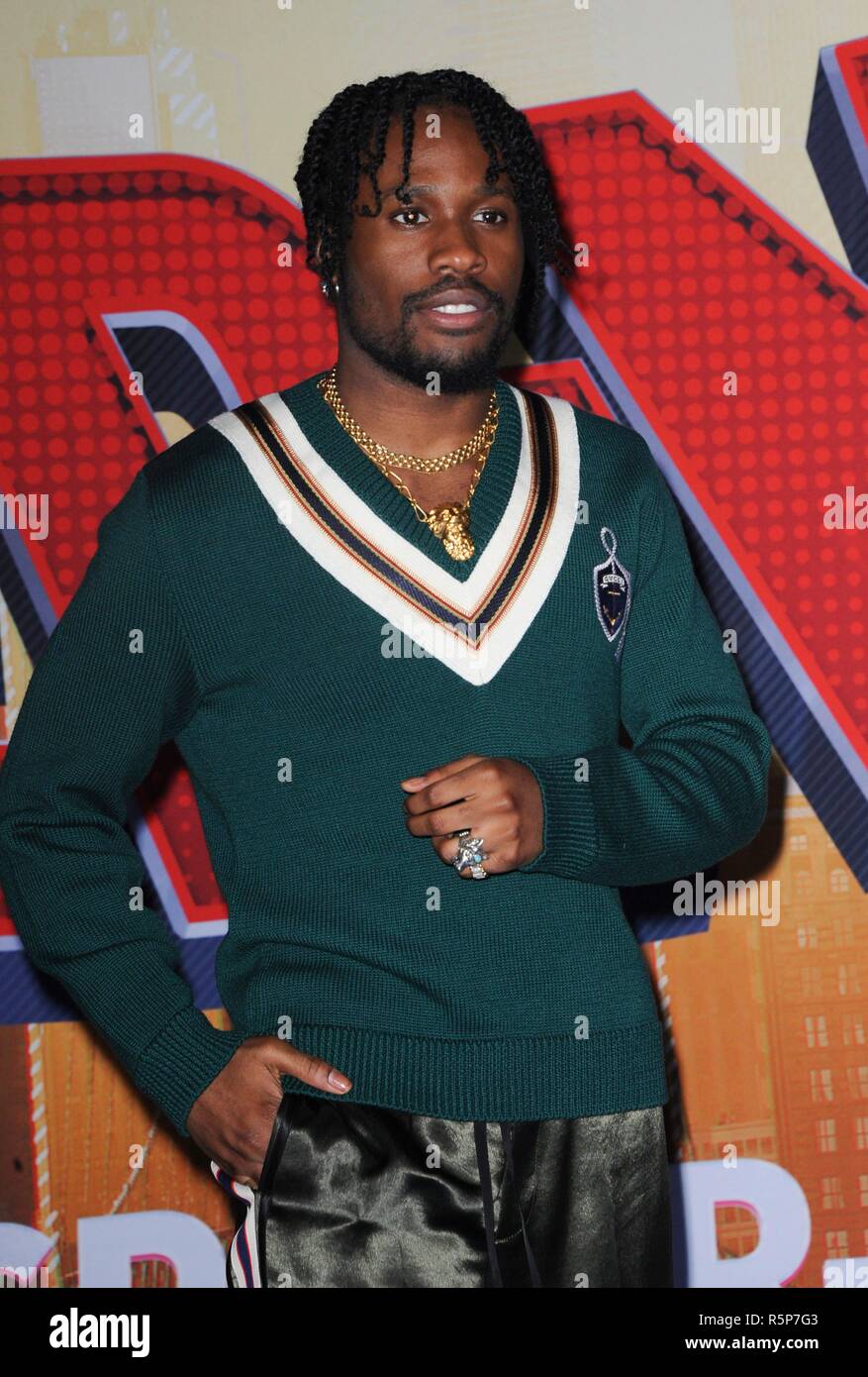 Los Angeles, CA, USA. 1st Dec, 2018. Shameik Moore at arrivals for ...