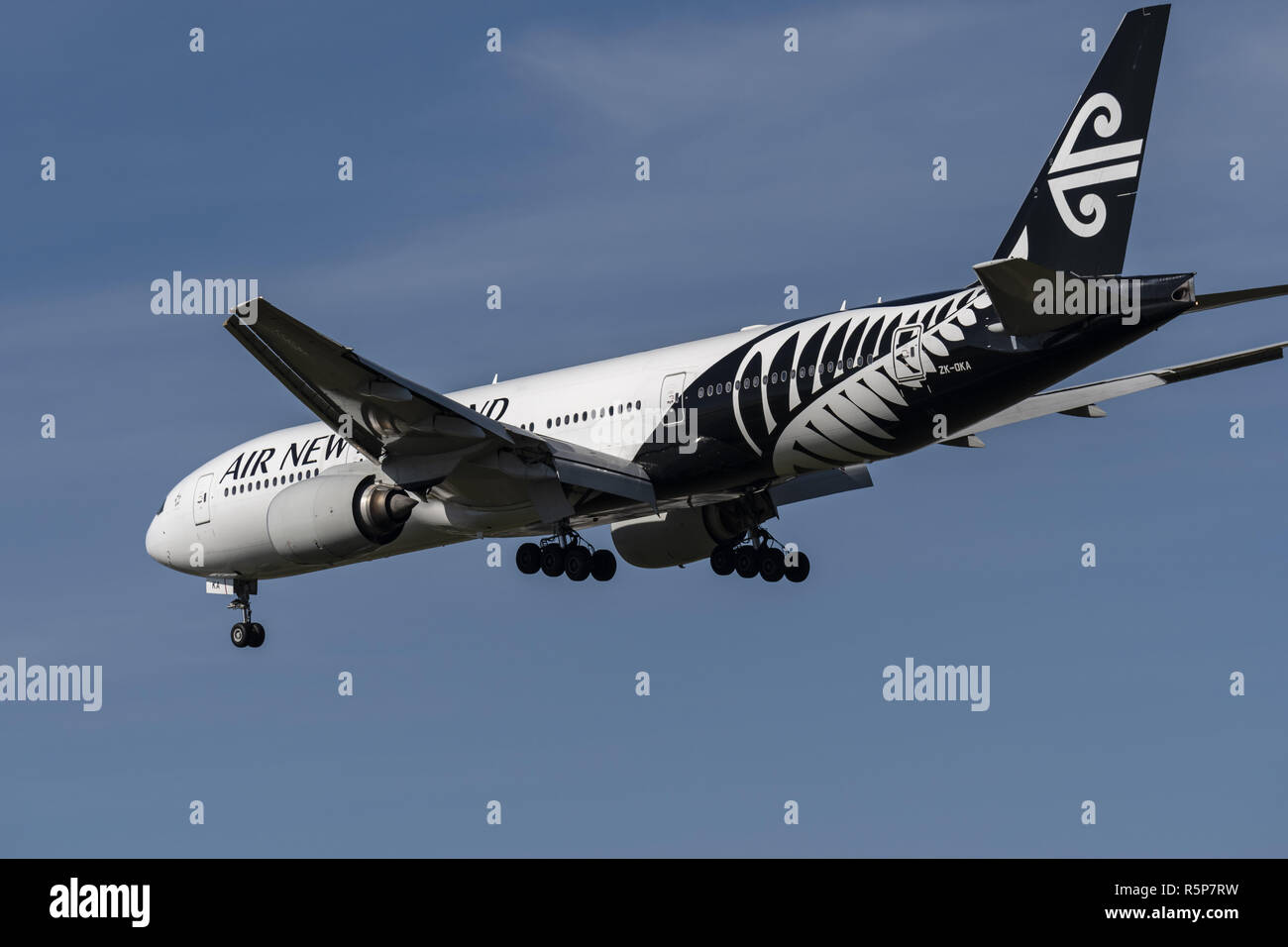 Richmond, British Columbia, Canada. 25th Sep, 2018. An Air New Zealand ...