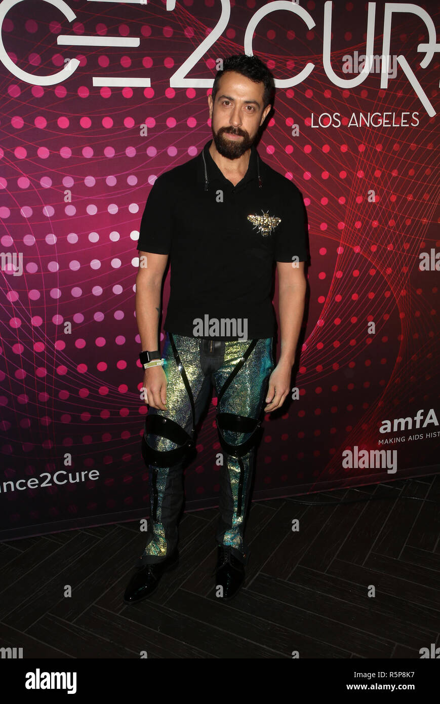 Hollywood, Ca. 1st Dec, 2018. Viktor Luna, at amfAR Dance2Cure Event at ...