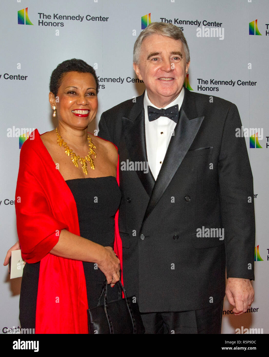 Harolyn Blackwell and her husband, Peter Greer, arrive for the formal ...