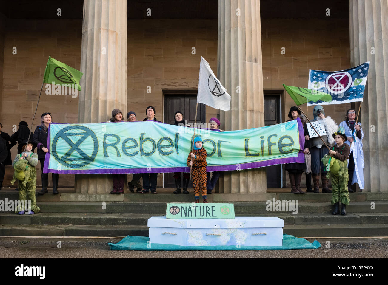 Hereford, UK. 1st December, 2018. The newly formed local branch of the ...
