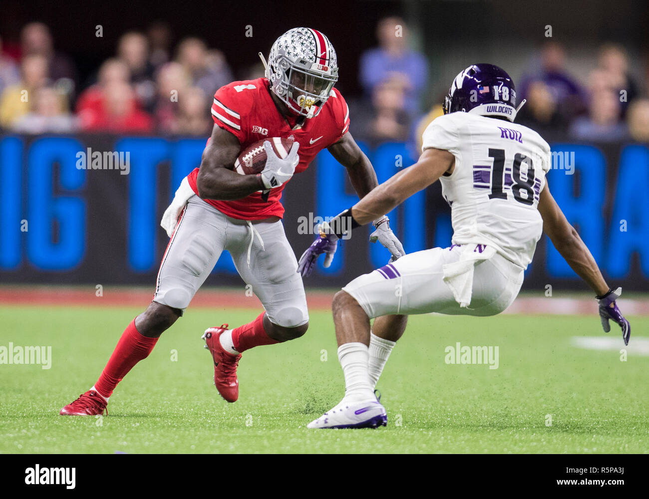 Indianapolis, Indiana, USA. 01st Dec, 2018. Ohio State wide receiver ...