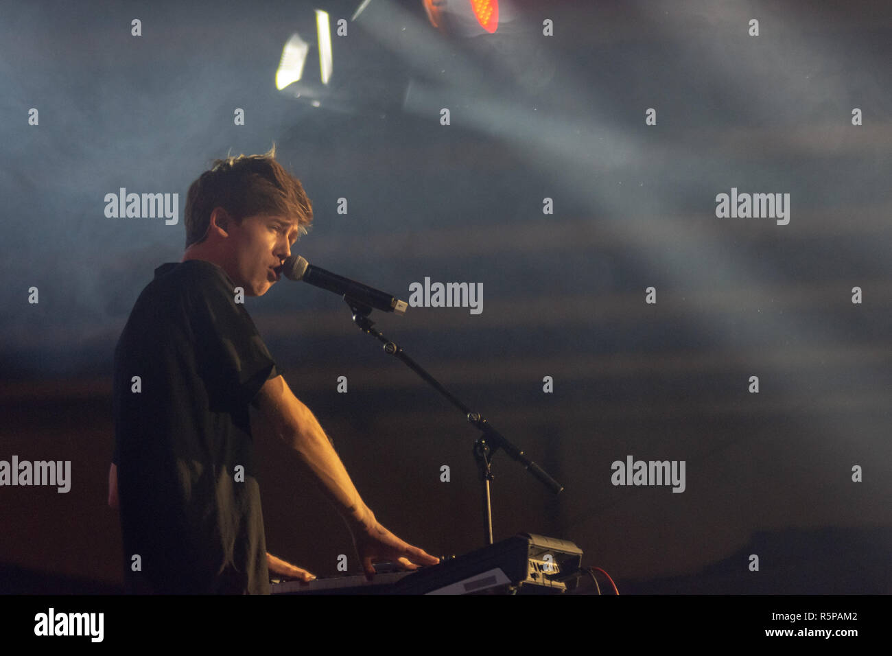 DORTMUND, Germany - December 1st 2018: Jannik Brunke (german singer ...