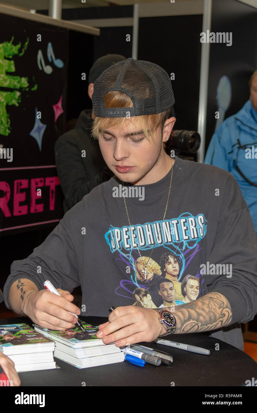 DORTMUND, Germany - December 1st 2018: Mike Singer (*2000, German ...