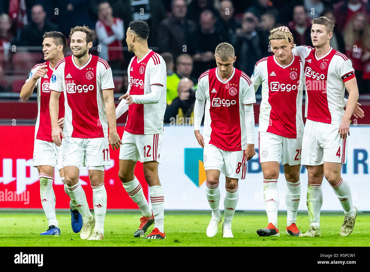 AMSTERDAM, Netherlands, 02-12-2018, football, Johan Cruijff ArenA ...