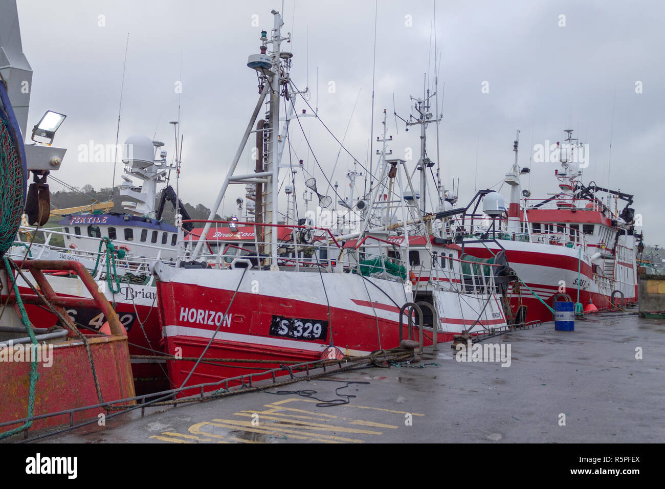 Union Hall, West Cork, Ireland, December 02nd 2018. The Union Hall ...