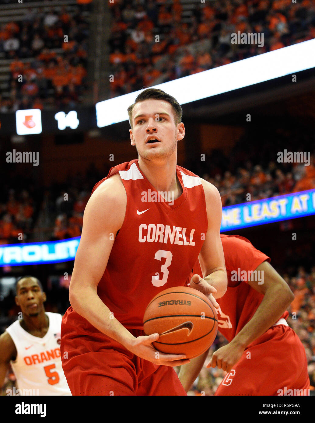 Syracuse, NY, USA. 1st Dec, 2018. Cornell forward Jimmy Boeheim during ...