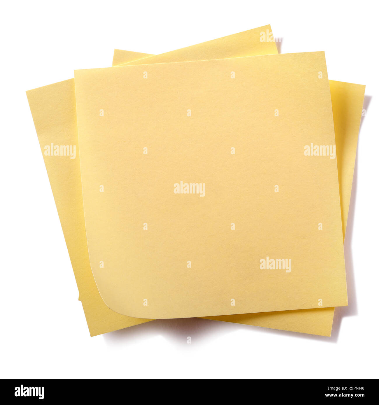 Stack of post it Cut Out Stock Images & Pictures - Alamy