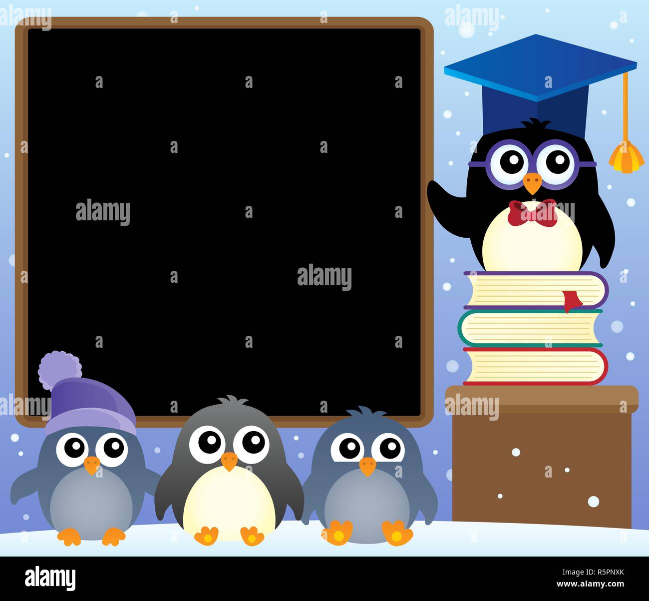 School penguins theme image 2 Stock Photo - Alamy