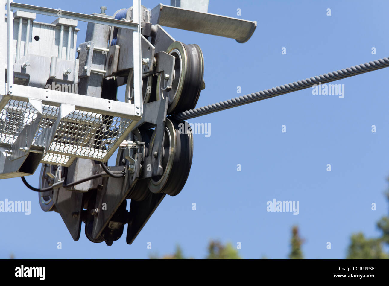 cable car detail Stock Photo - Alamy