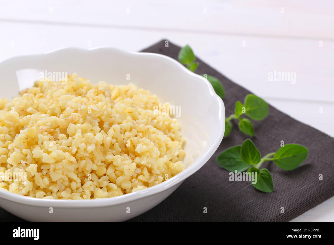 Cooked whole groats Stock Photo - Alamy