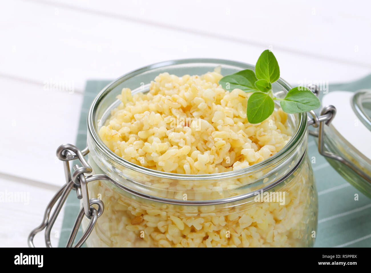 Cooked whole groats Stock Photo - Alamy