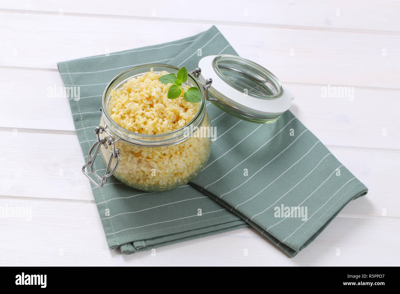 Cooked whole groats Stock Photo - Alamy