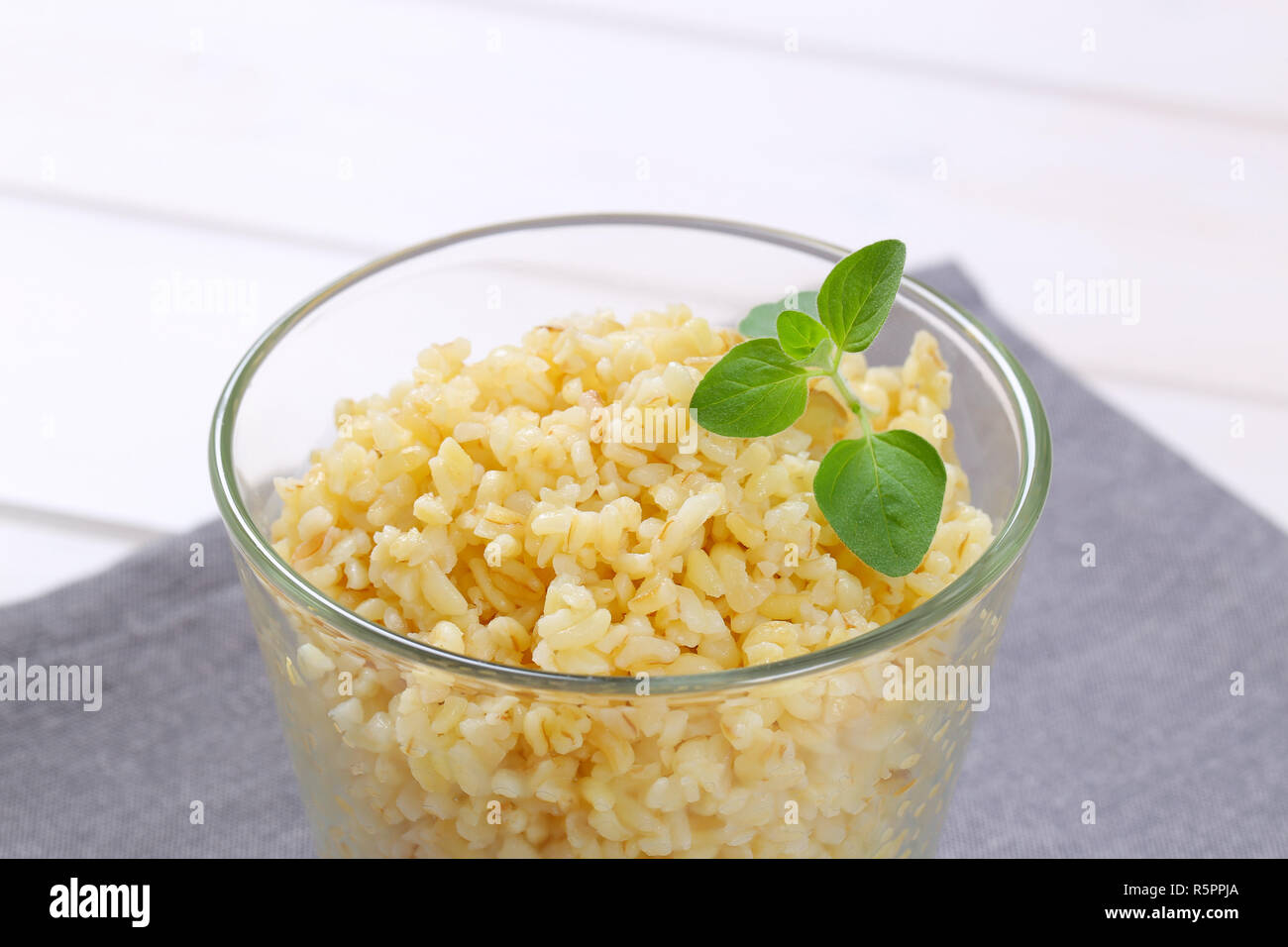 Cooked whole groats Stock Photo - Alamy