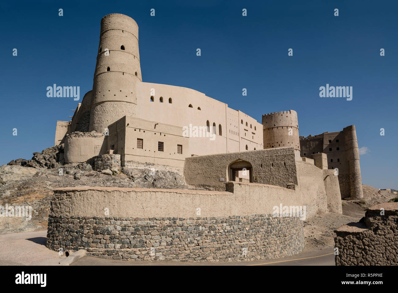 Bahla Fort in the town of Bahla, Oman, is a UNESCO World Heritage Site ...