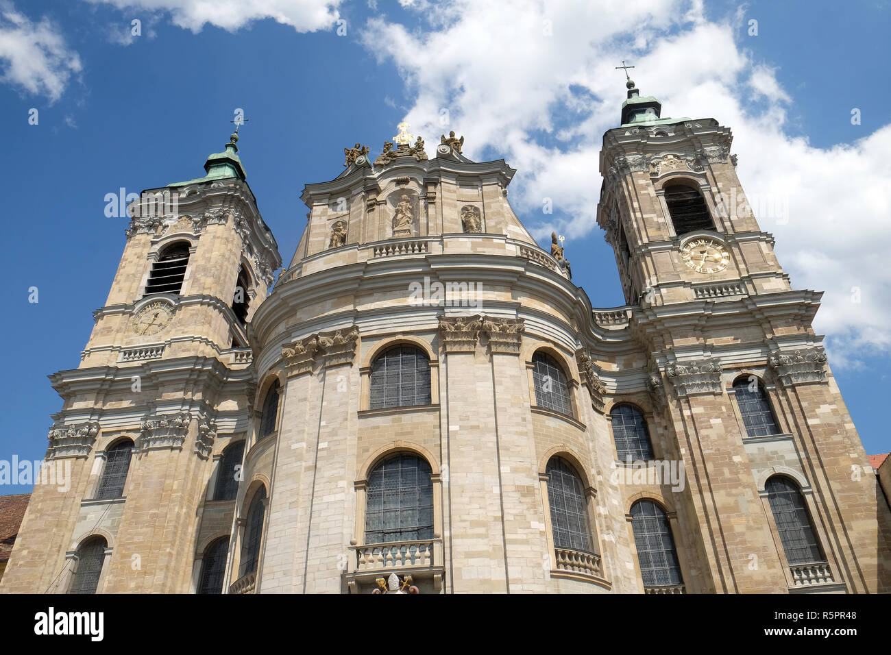 Basilica of St. Martin and Oswald in Weingarten, Germany Stock Photo ...