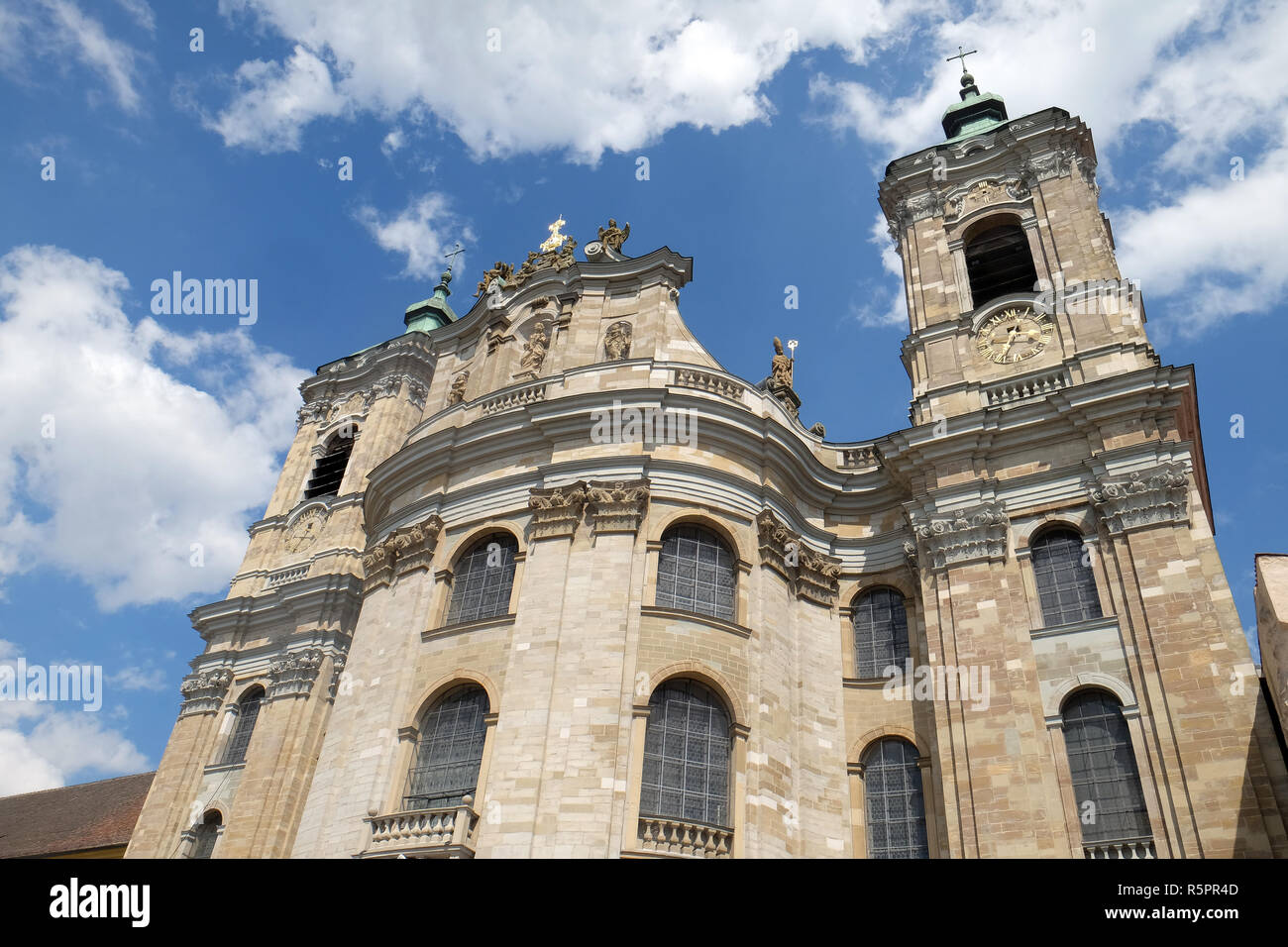 Basilica of St. Martin and Oswald in Weingarten, Germany Stock Photo ...