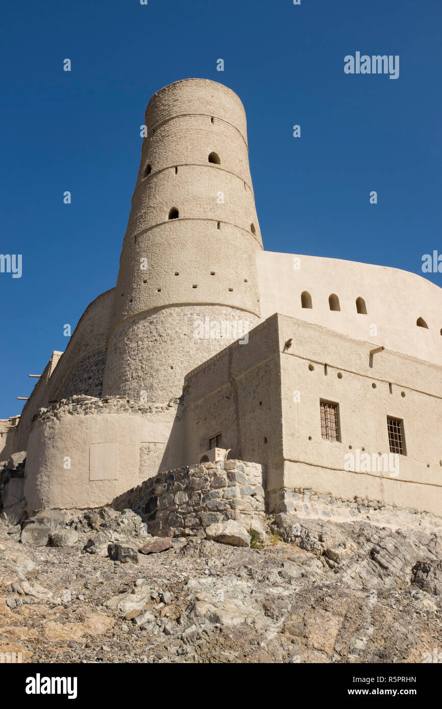Bahla Fort in the town of Bahla, Oman, is a UNESCO World Heritage Site ...