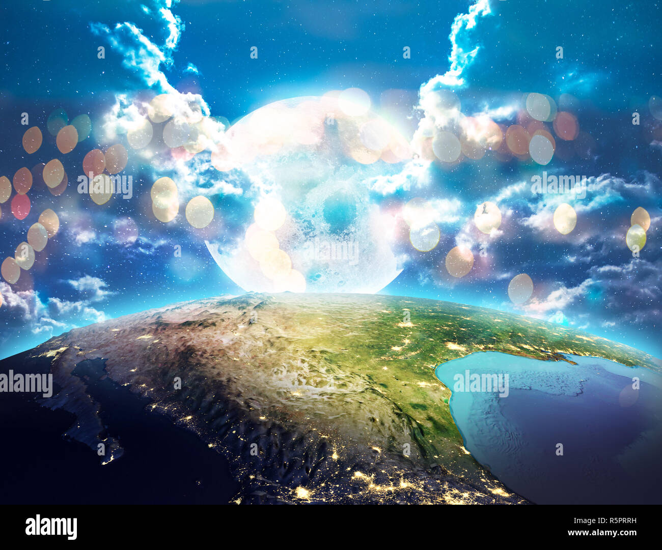 3d rendering united america mexico hi-res stock photography and images ...