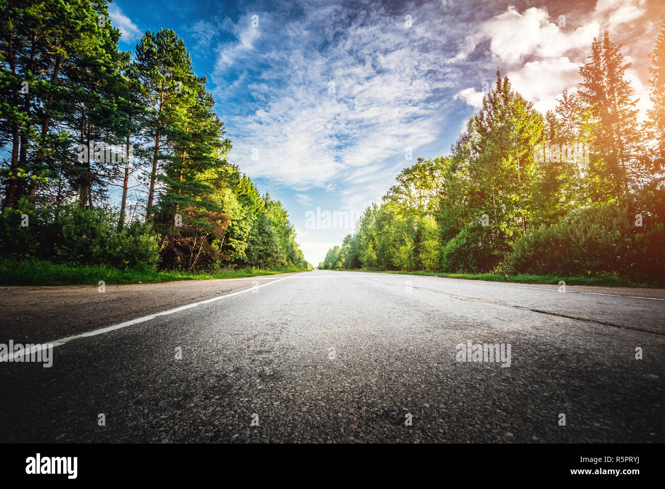 Road way forward direction Stock Photo - Alamy