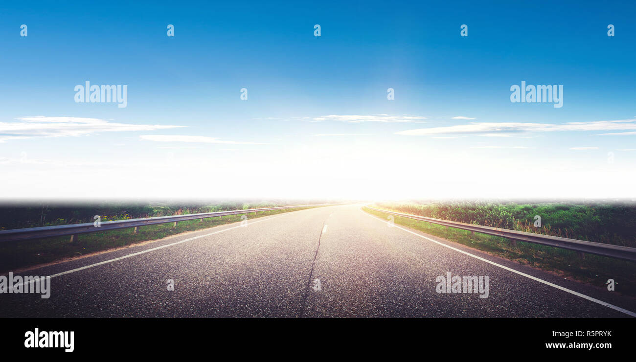 Road way forward direction Stock Photo - Alamy