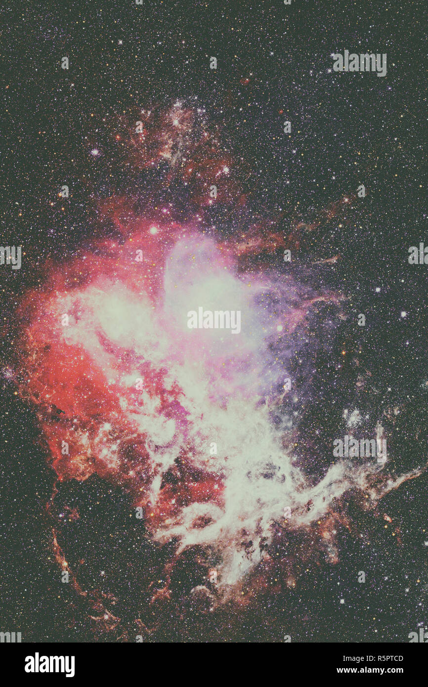 Beautiful nebula and Galaxy. Elements of this Image Furnished by NASA ...