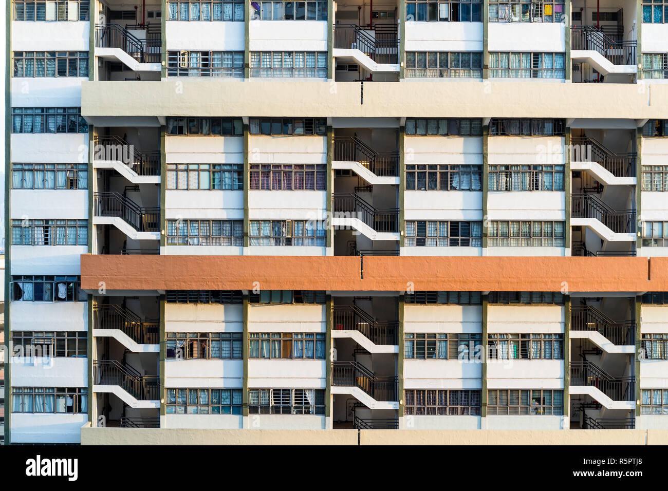 Facade of Public housing building Stock Photo - Alamy