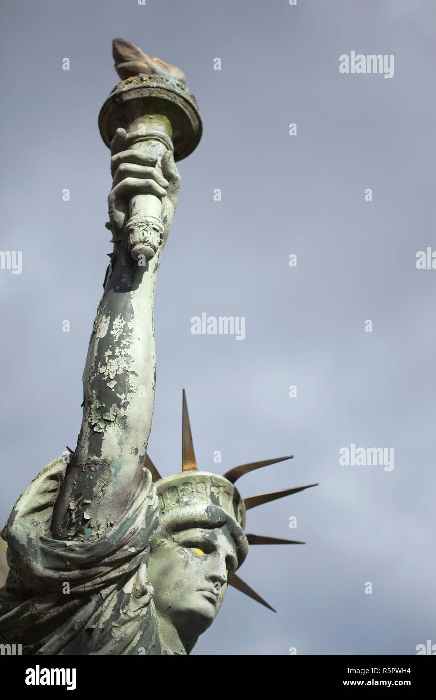 Miniature of Statue of Liberty Stock Photo - Alamy