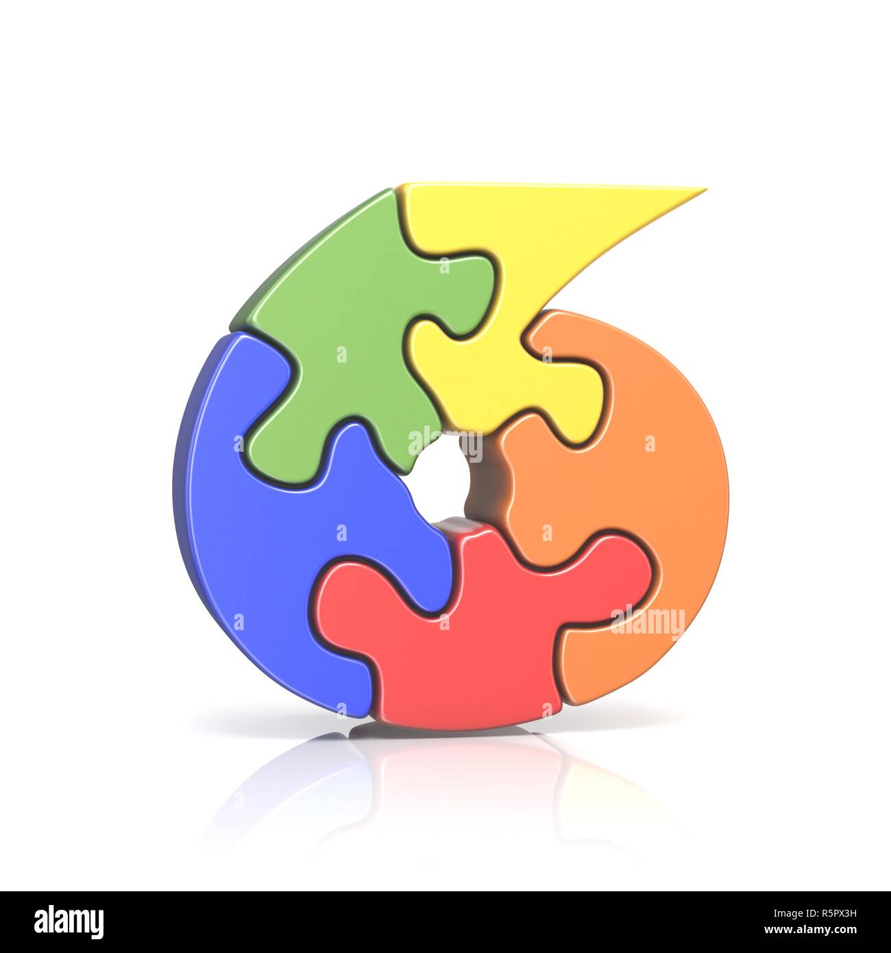 Alphabet number puzzle pieces hi-res stock photography and images - Alamy