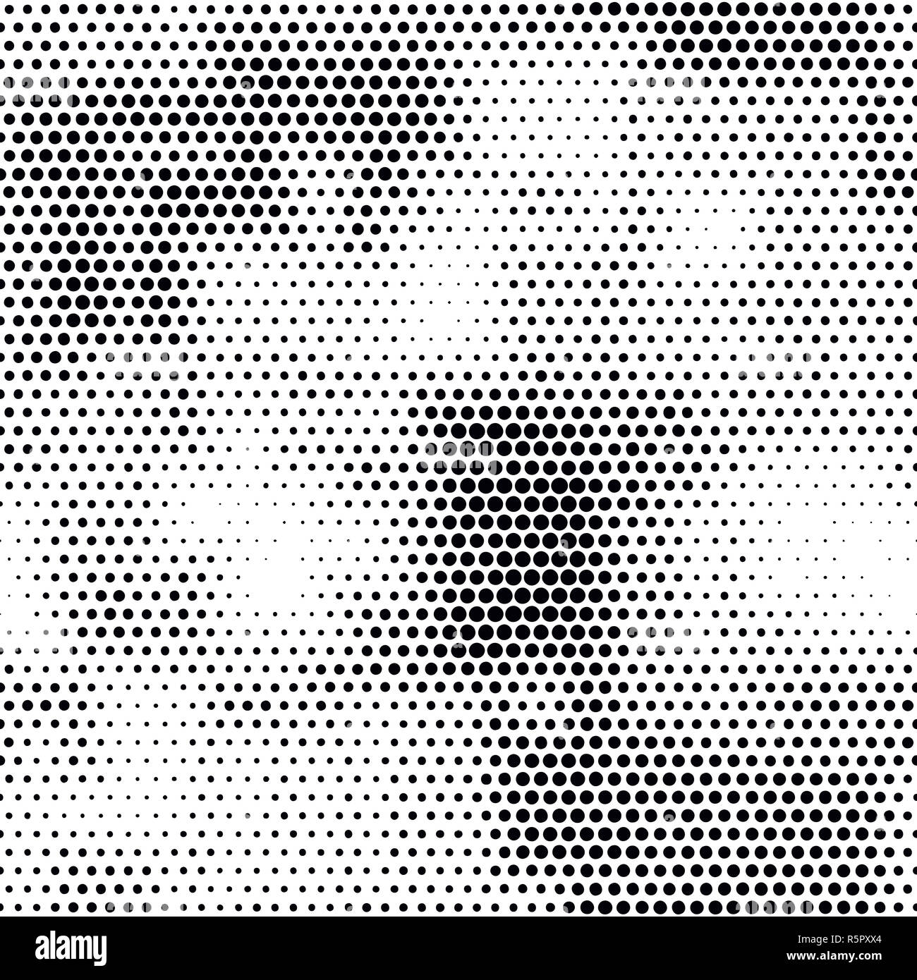 Modern seamless pattern with dots transition halftone Stock Photo - Alamy
