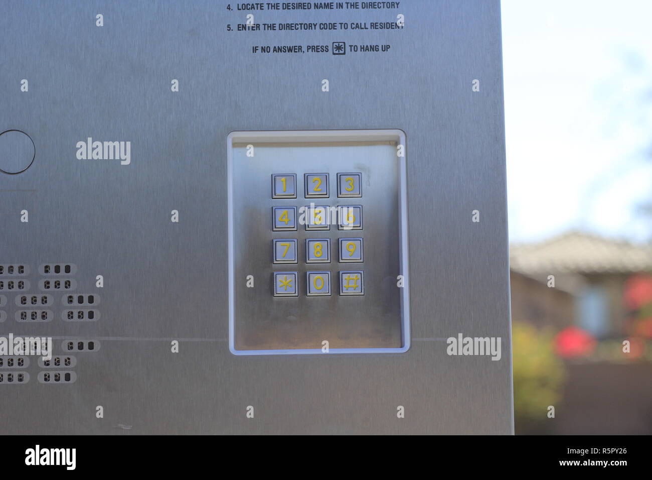 Keypad security gate hi-res stock photography and images - Alamy