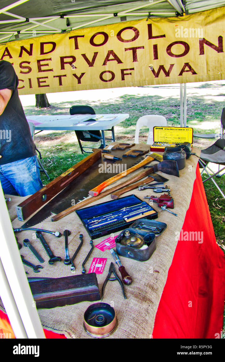 hand tool preservation society of West Australia Stock Photo - Alamy
