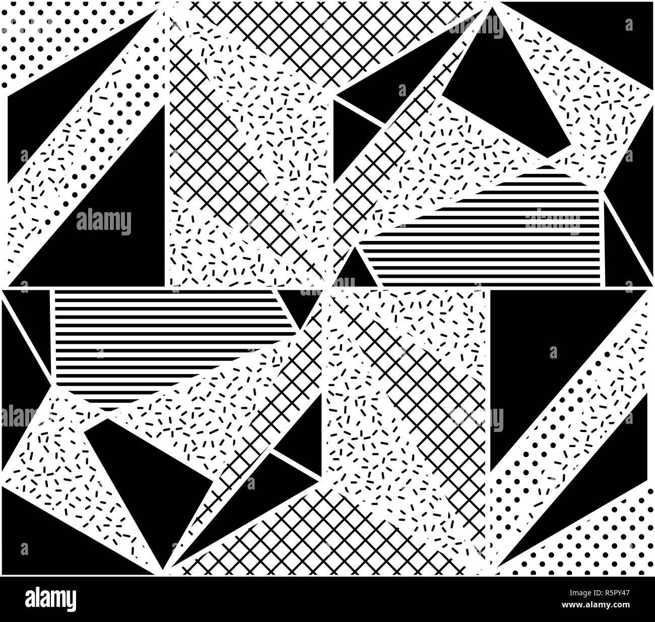 Vector Seamless Pattern. Abstract Geometric Stock Photo - Alamy