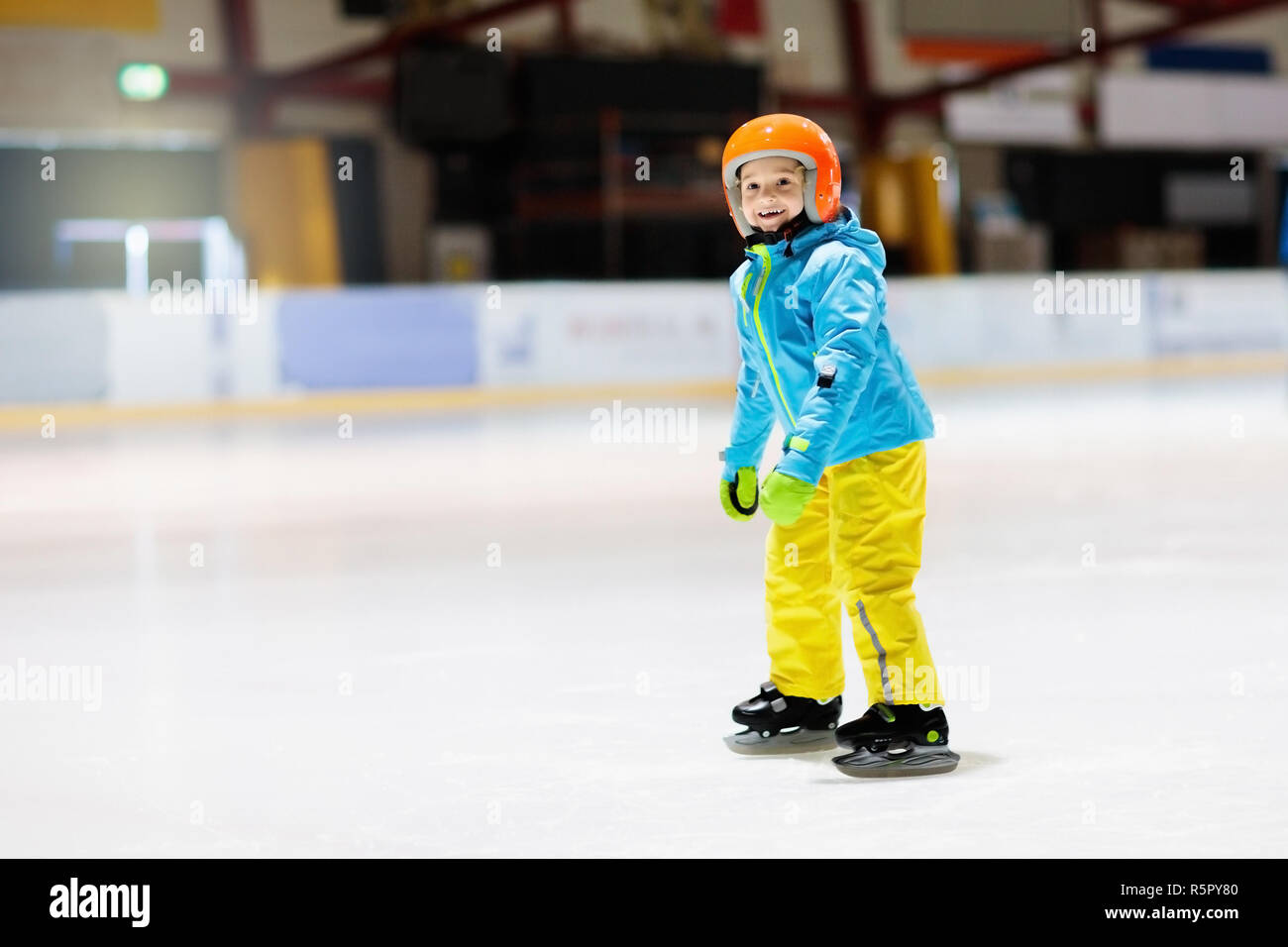 Ice skating rink children indoor hi-res stock photography and images ...