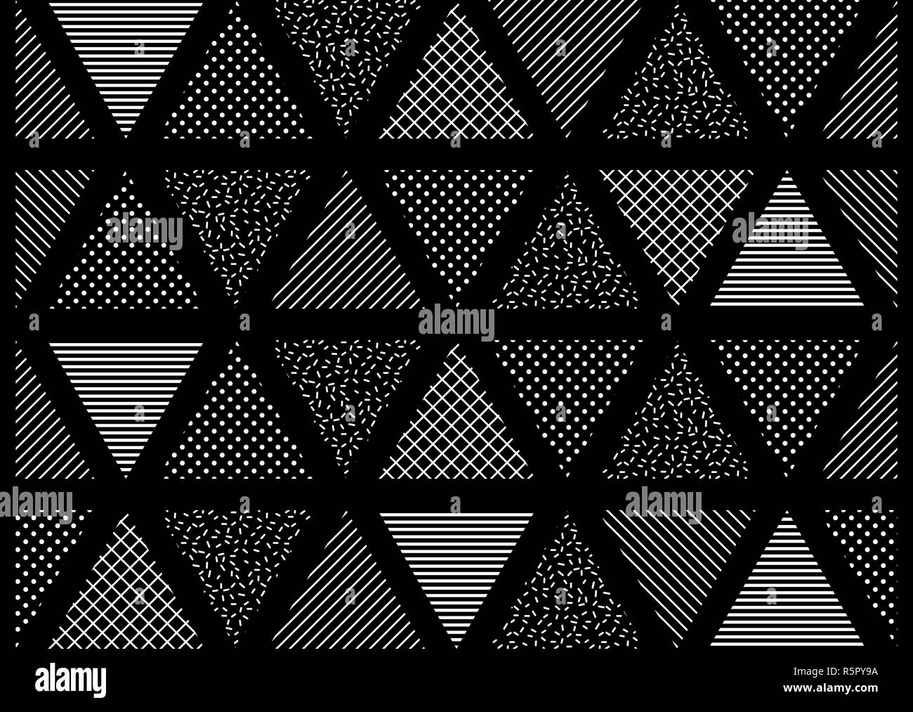 Vector Seamless Pattern. Abstract Geometric Stock Photo - Alamy