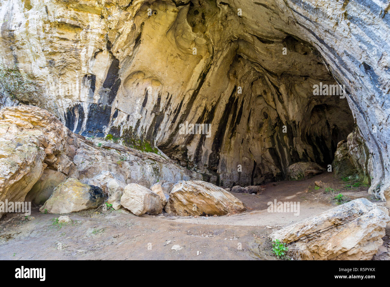 Prohodna cave also known as God's eyes near Karlukovo village, Bulgaria ...