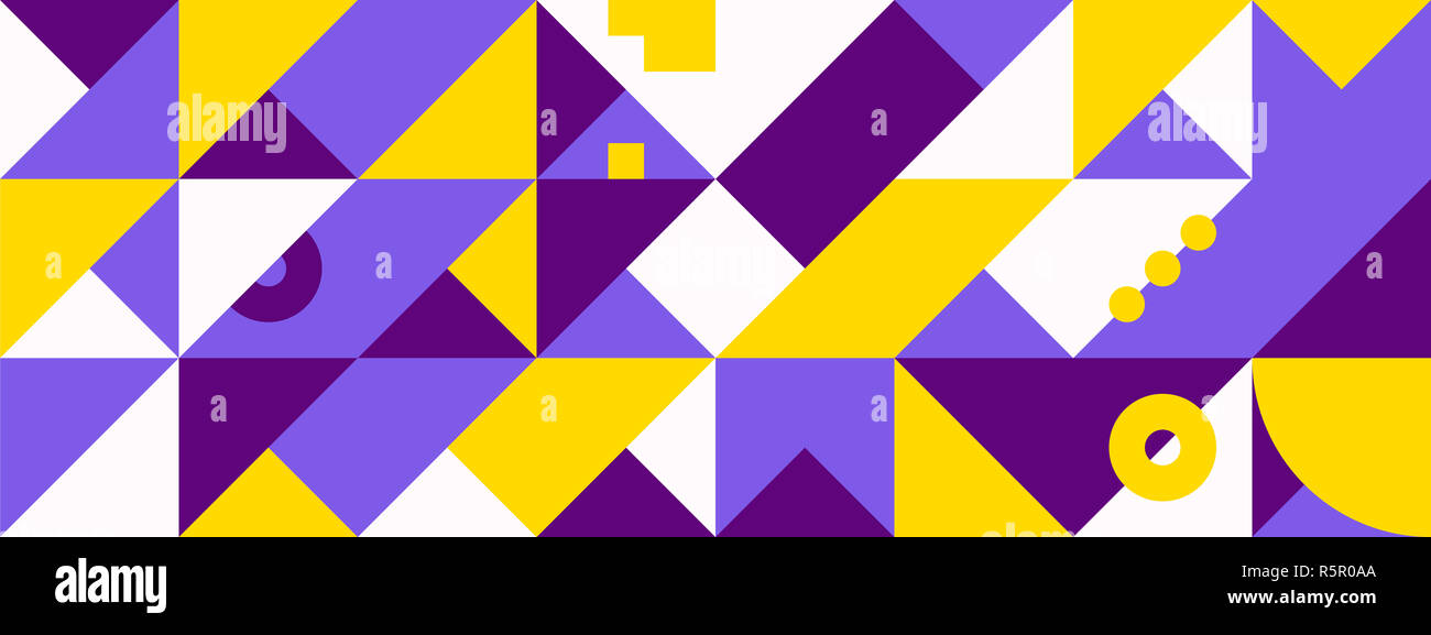 Simple Banner square modules Stock Photo - Alamy