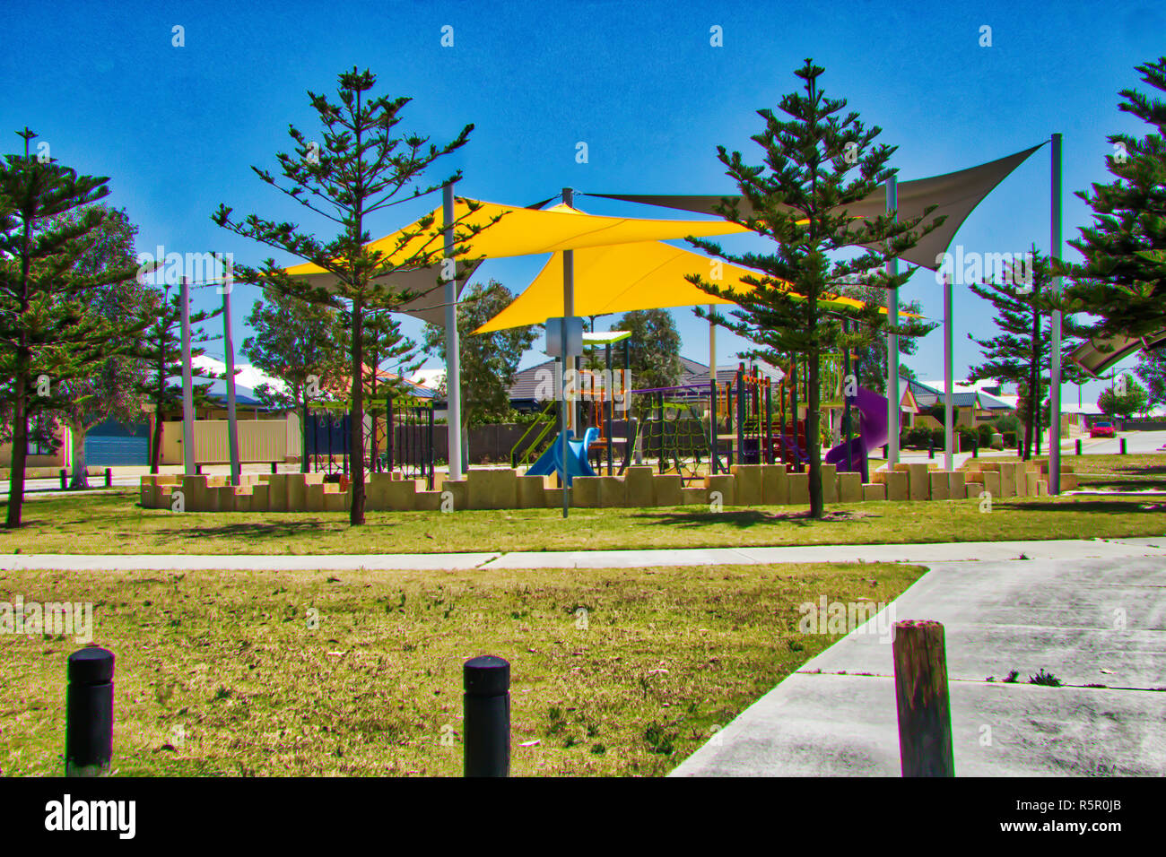 Playground shade hi-res stock photography and images - Alamy