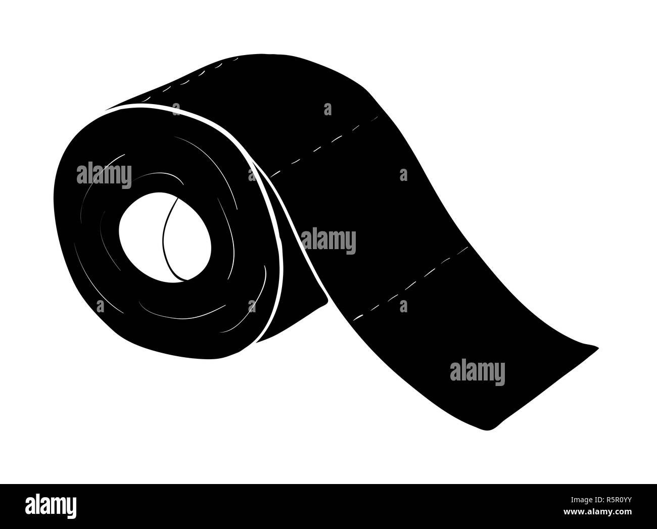 toilet paper roll vector symbol icon design. Beautiful illustration ...