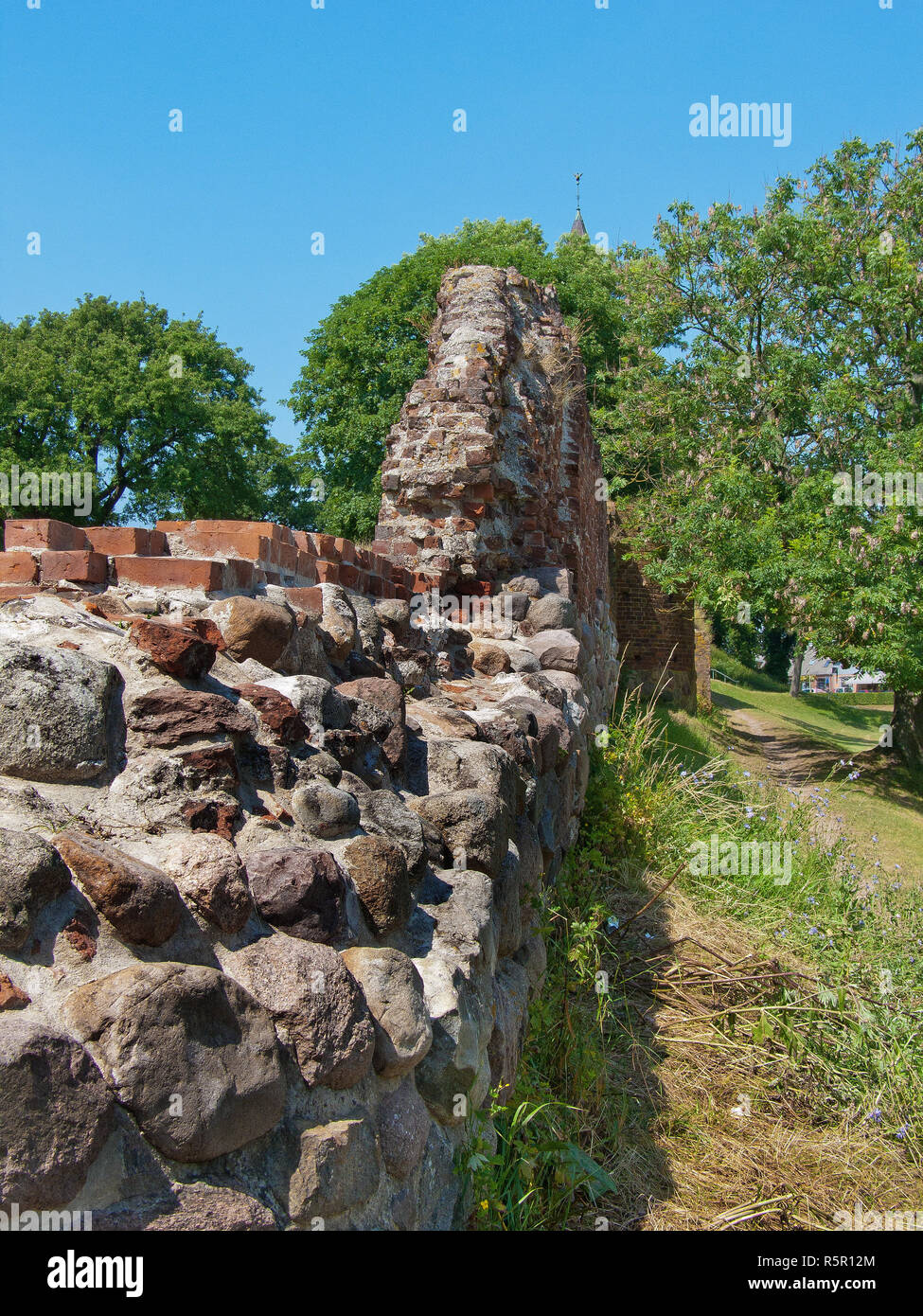 castle ruins in vordingborg in denmark Stock Photo - Alamy