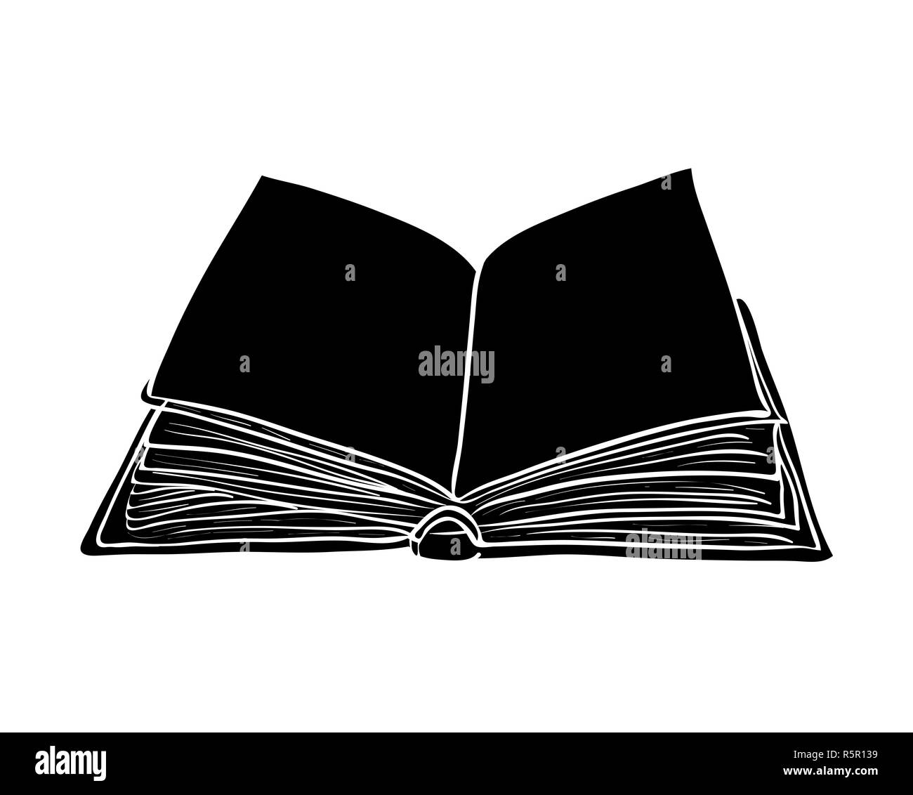 open book cartoon vector symbol icon design. Beautiful illustration ...