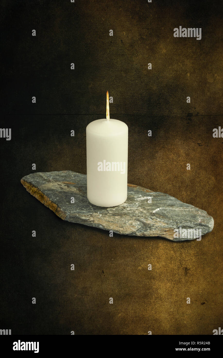 Close up candle flame flickering hi-res stock photography and images ...