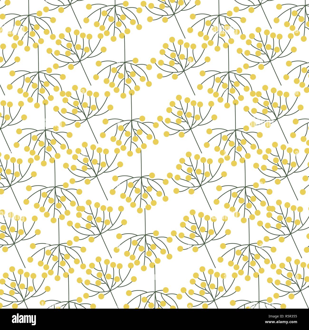 floral nature garden pattern decoration vector illustration Stock ...