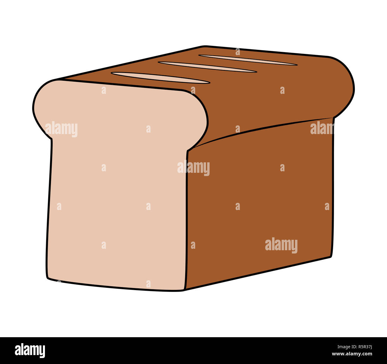 toast bread vector symbol icon design. illustration isolated on white ...